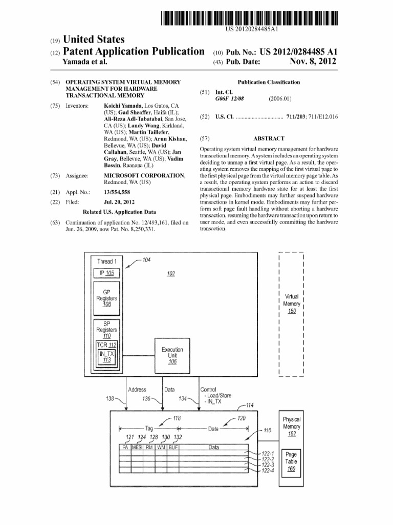 United States: (12) Patent Application Publication (10) Pub. No.: US ...