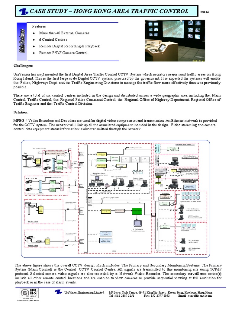 Case Study - Hong Kong Area Traffic Control | PDF | Closed Circuit ...