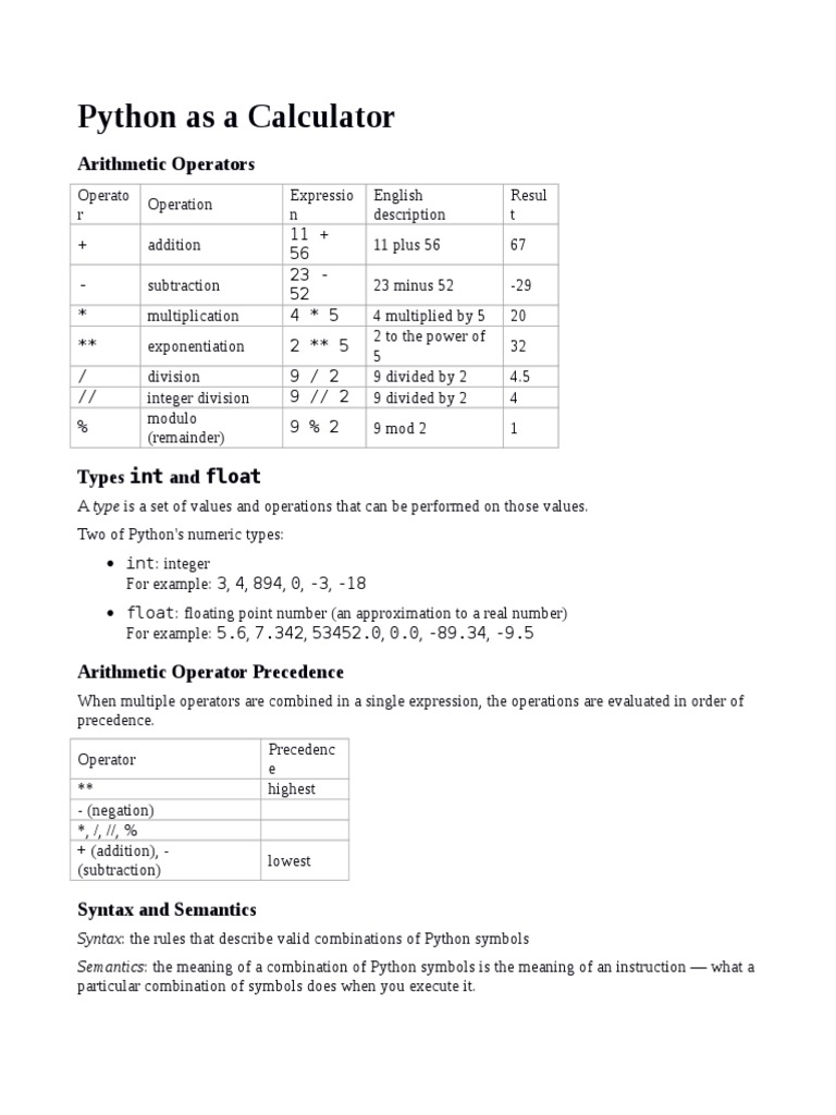 Python Basics | PDF | Boolean Data Type | Control Flow Python Basics | PDF | Boolean Data Type | Control Flow