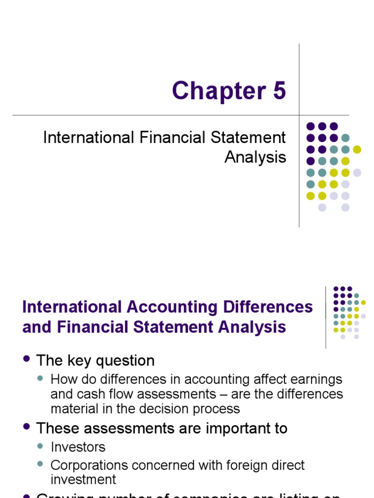 International Financial Statement Analysis | PDF | International ...