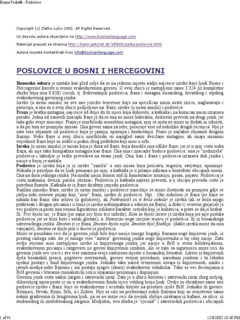12 Poslovice1 | PDF