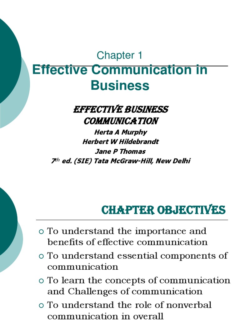 Introduction To Business Communication... | PDF | Nonverbal ...