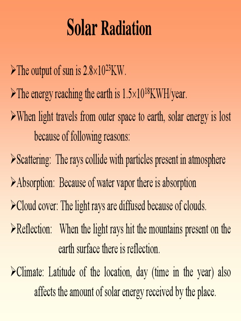 Teach Slides03 | PDF | Heat Transfer | Solar Energy