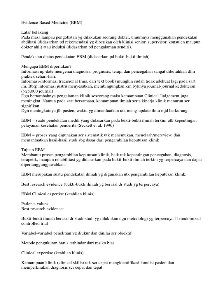 EBM | PDF