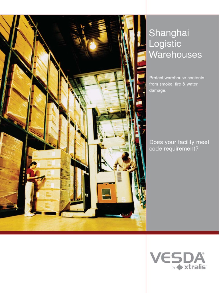 04 VESDA Shanghai Logistics Warehouse App Broch Lores | PDF | Warehouse ...