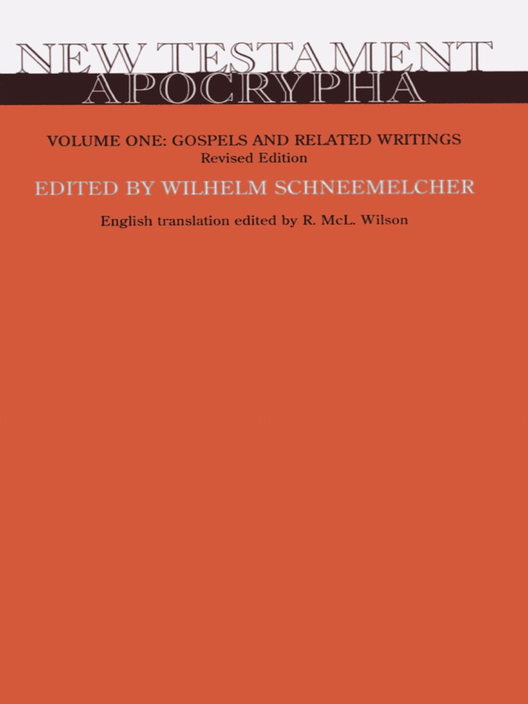 NT Apocrypha | PDF | Biblical Canon | Apocrypha