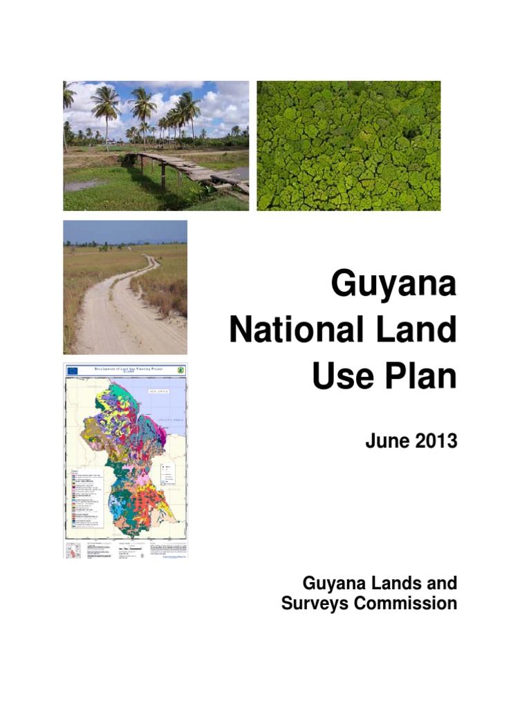 Guyana National Land Use Plan 2013 | PDF | Low Carbon Economy | Guyana