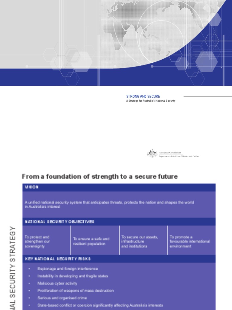 National Security Strategy | PDF | National Security | Cyberwarfare