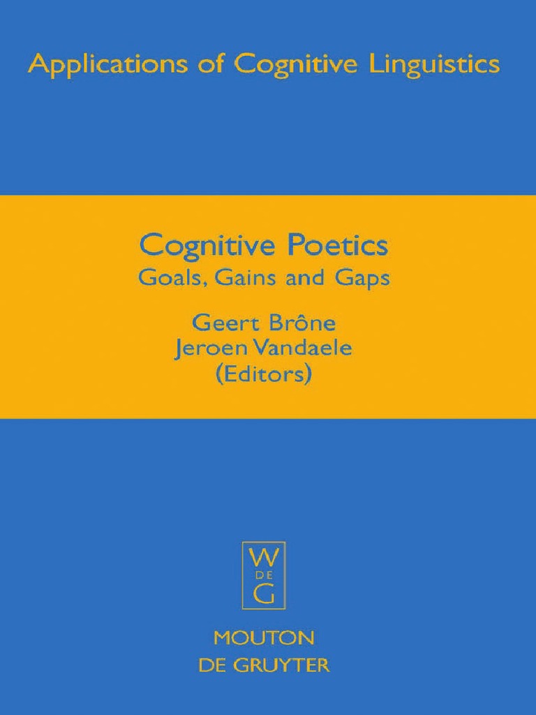 Cognitive Poetics Goals Gains and Gaps Applications of Cognitive ...
