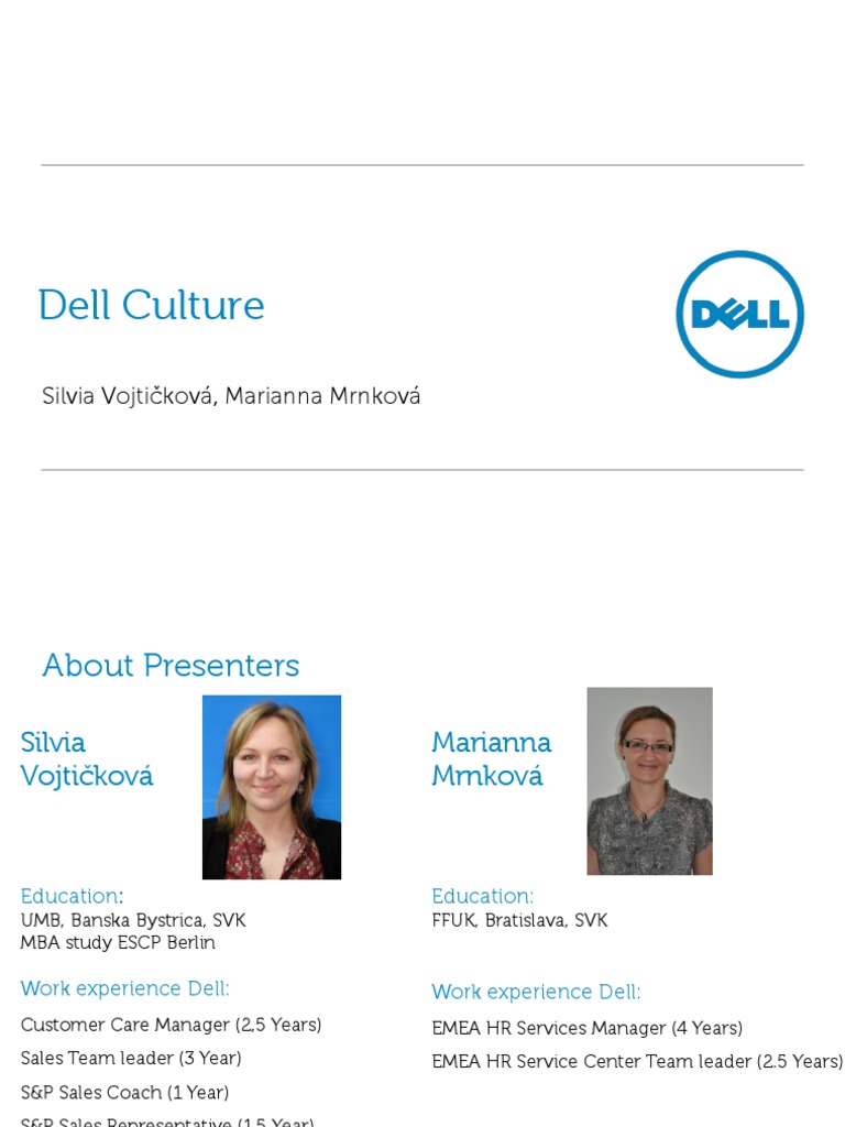 Week 5 - Dell Culture | PDF | Organizational Culture | Corporate Social ...