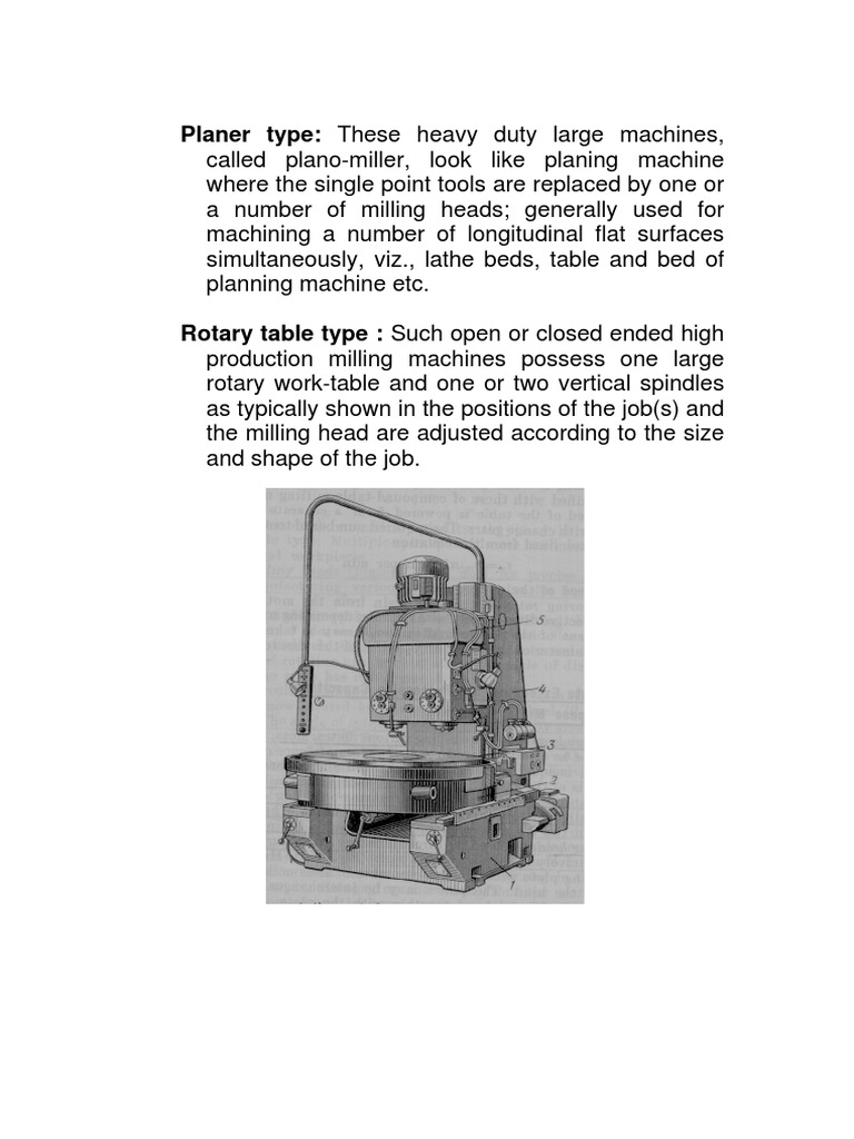 Planer Type: These Heavy Duty Large Machines | PDF | Home & Garden ...