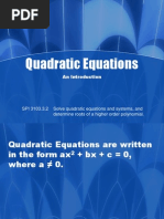 Flowchart for Solving Quadratic Equations | PDF