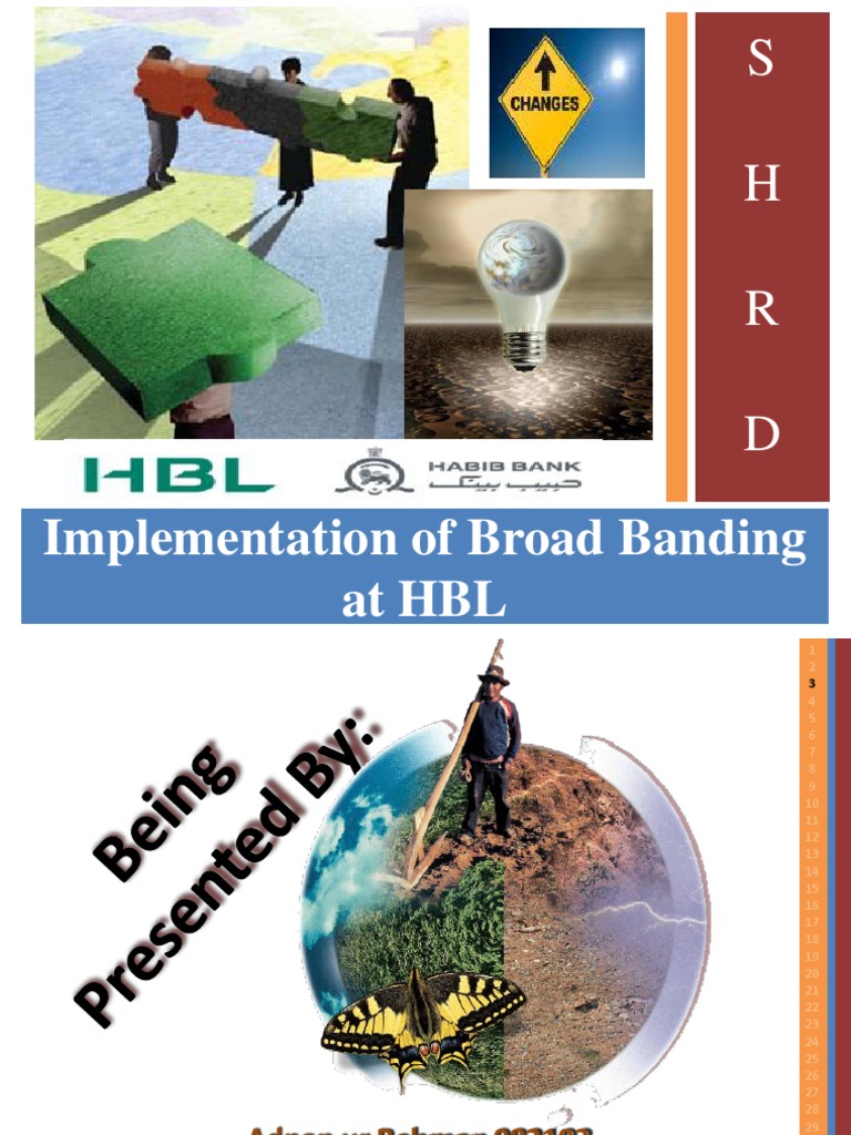 HBL - Implementation of Broadbanding | PDF | Employment | Salary