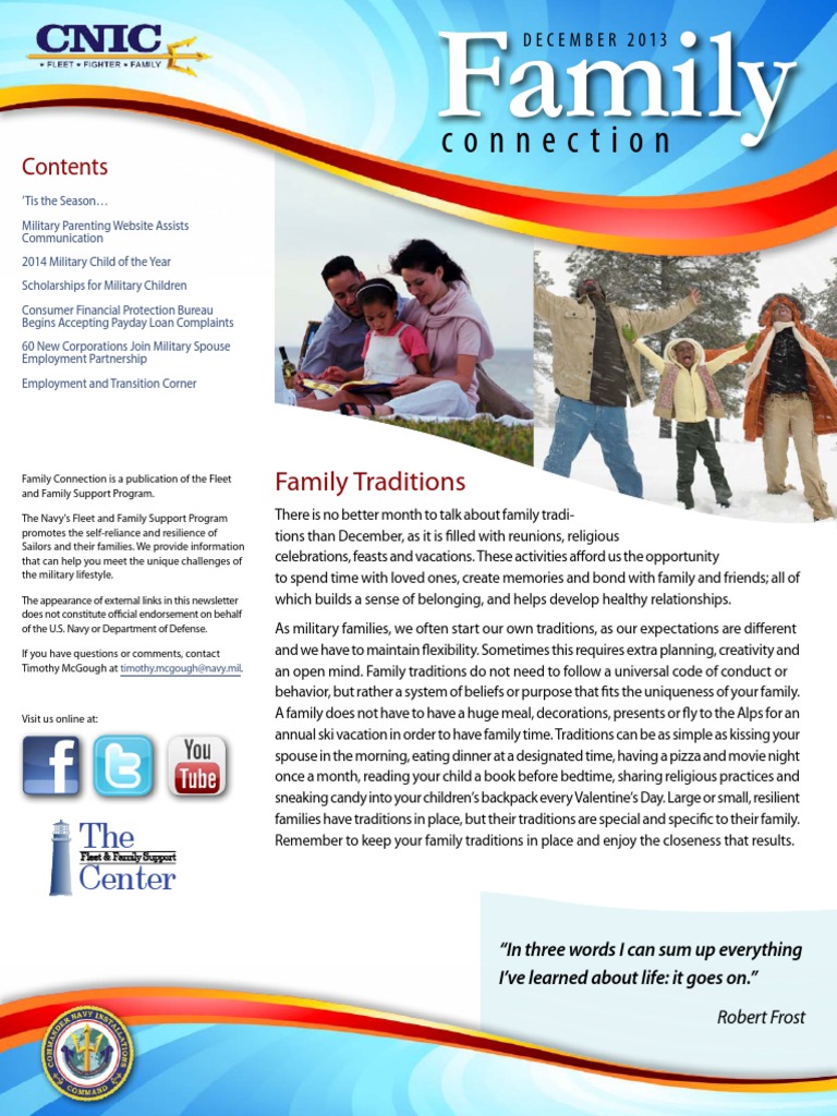 December Family Connection Newsletter | PDF | Payday Loan | Parenting