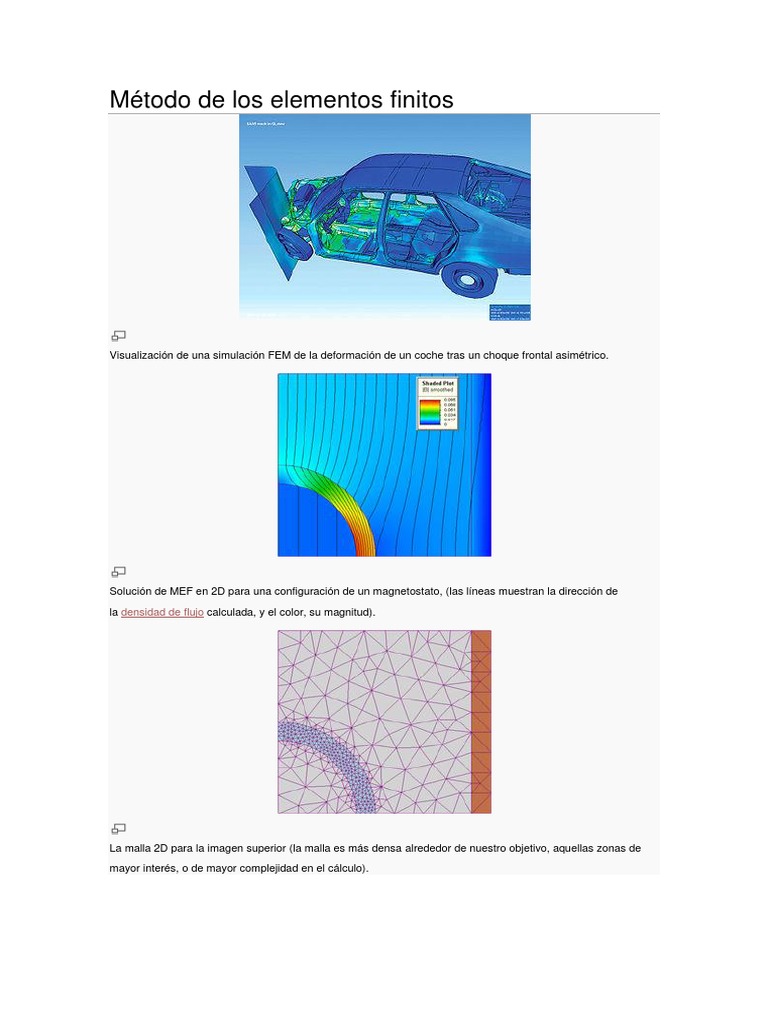 Método de Los Elementos Finitos | PDF | Método de elementos finitos ...