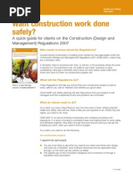 CDM 2015 Guidance Documents | PDF