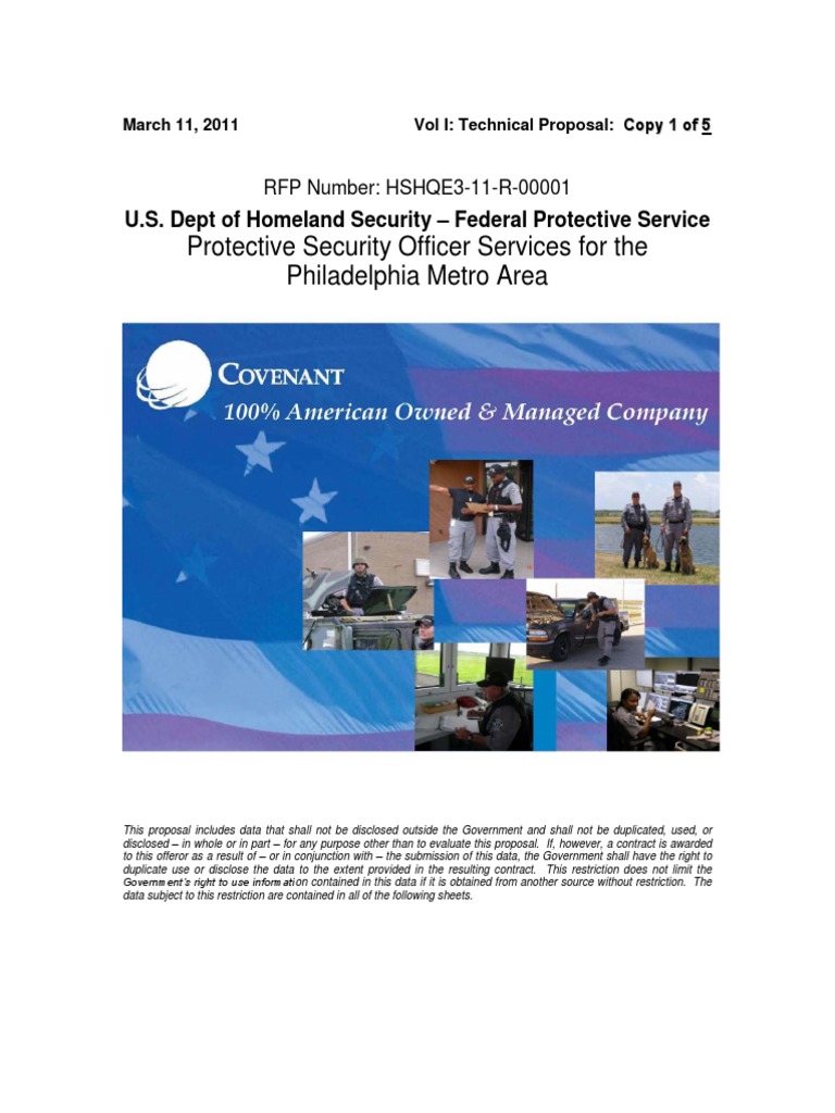 FPS Protective Security Officer Proposal | PDF | Security Guard ...