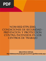 Nom-002-Stps-2010 Seguridad-Prevencion y Proteccion VS Incendios | PDF ...