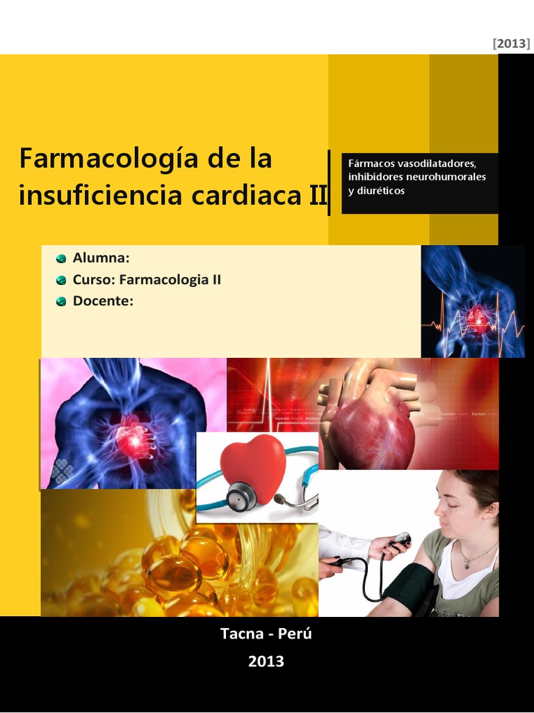 Farmacologia de La Insuficiencia Cardiaca II | PDF | Insuficiencia ...
