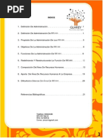 Ejemplo de Informe Mensual Rrhh | Gestión de recursos humanos | Regulación
