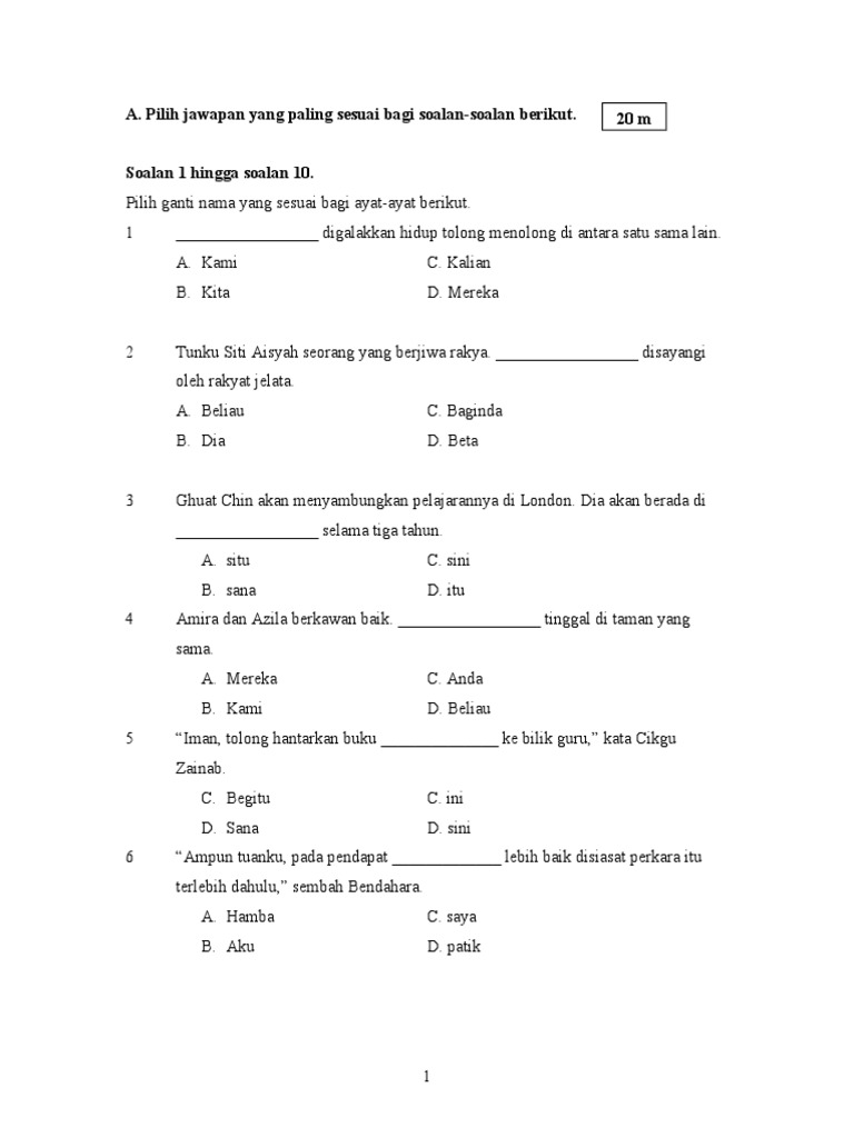 Soalan Abm Peralihan | PDF