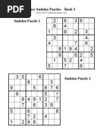 Easy Sudoku - 50 Printable Puzzles With Answers | PDF | Puzzles ...