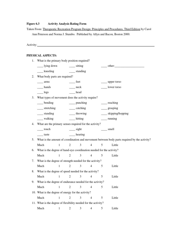 Activity Analysis | PDF | Thought | Recall (Memory)