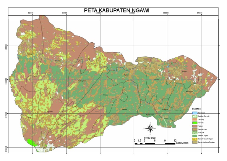 Peta Kabupaten Ngawi | PDF