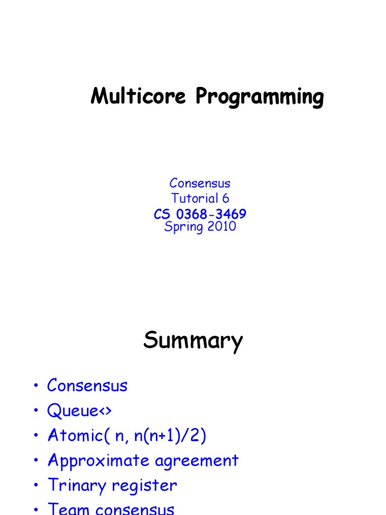 Java Concurrent Programming Consensus | PDF | Queue (Abstract Data Type ... Java Concurrent Programming Consensus | PDF | Queue (Abstract Data Type ...