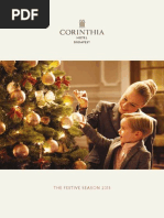 Claridges Complete List of Festive Menus | PDF | Sauce | Roasting