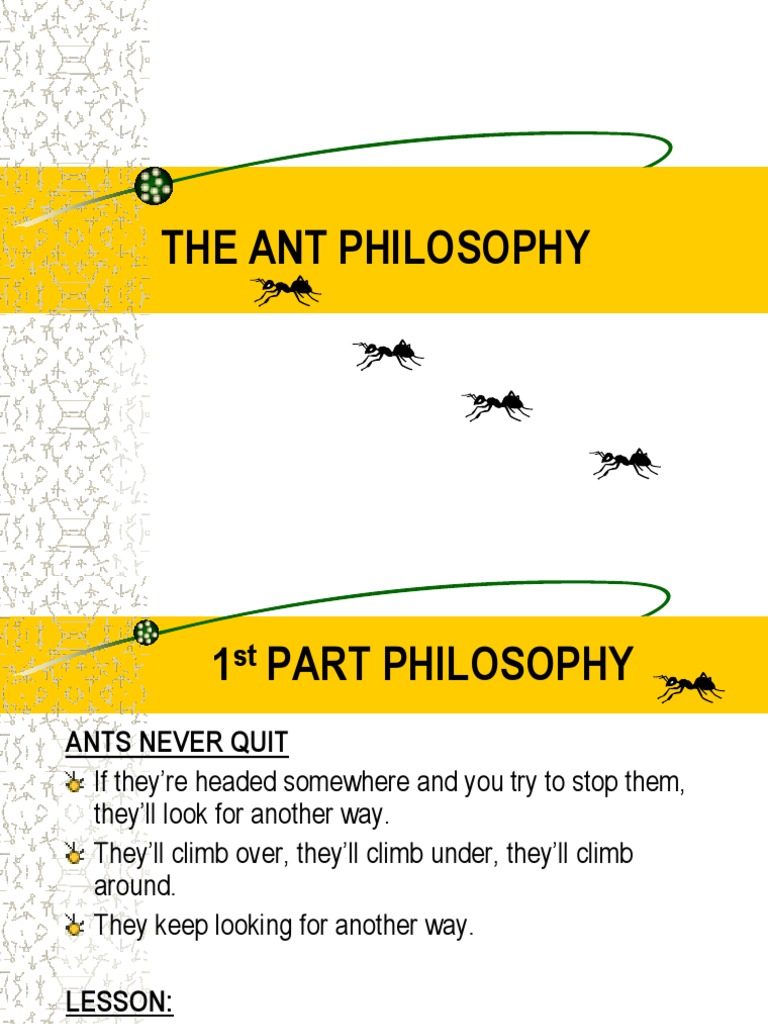 Ant Philosophy | PDF