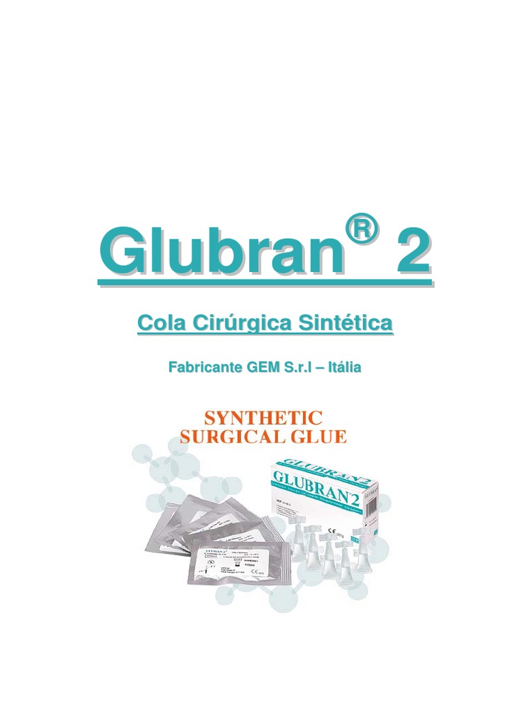 Cola Cirurgica Glubran 2 | PDF | Fígado | Adesivo