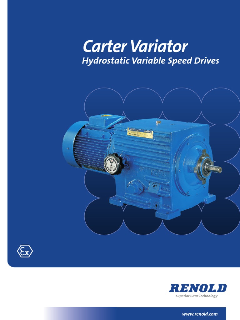 Carter Variator: Hydrostatic Variable Speed Drives