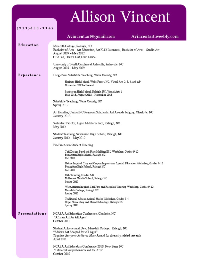 Vincent Resume | PDF