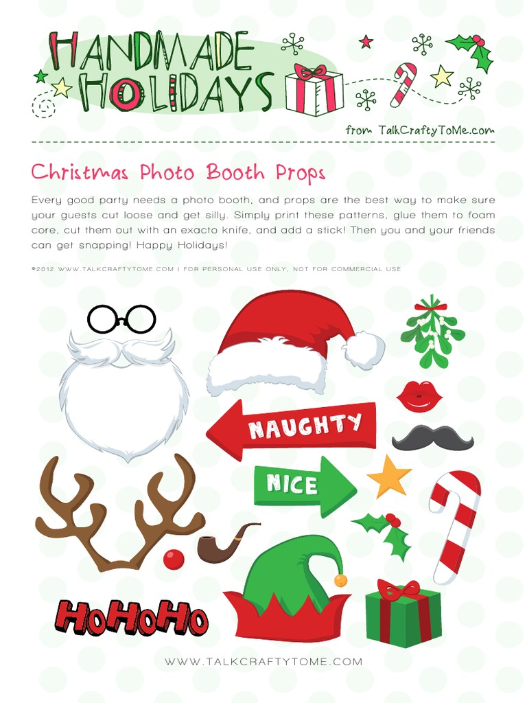 ChristmasPhotoBoothPrintables Updated | PDF