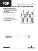 3.5 Rosemount 304, 305 and 306 Integral Manifolds: Reference Manual ...