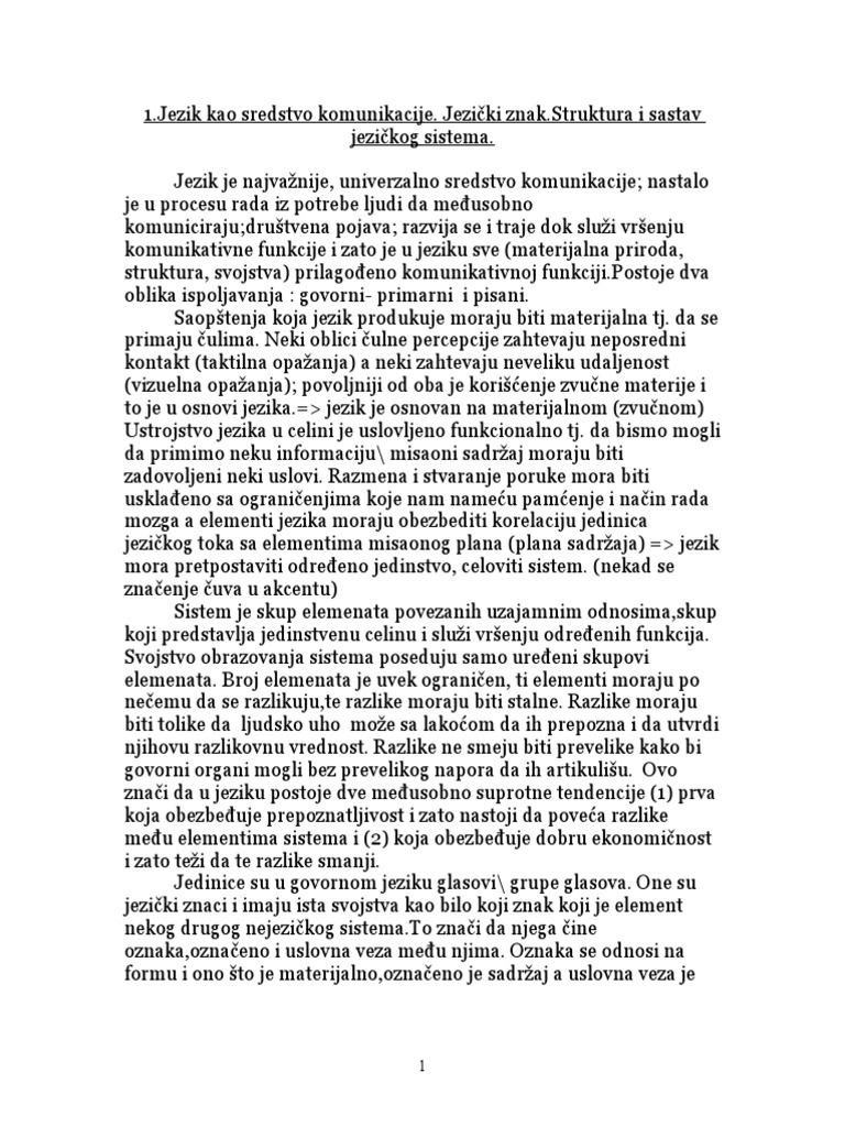Fonetika I Fonologija | PDF