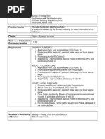 Travel Records Certification Request Form | PDF | Identity Document ...
