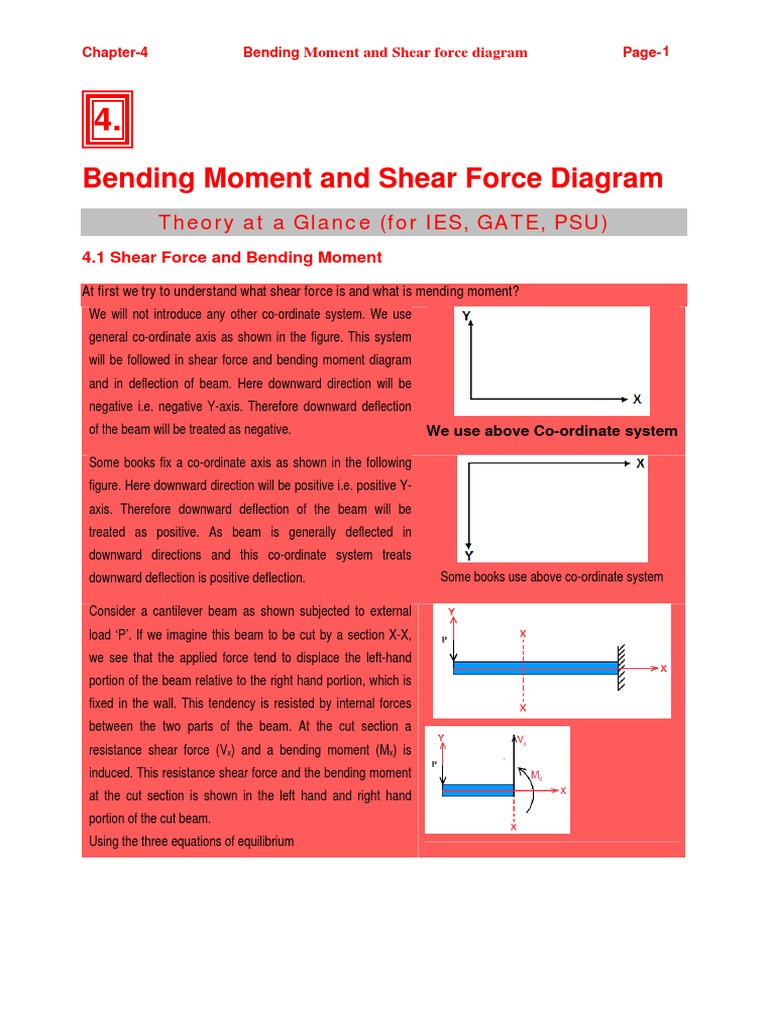 Chapter 4 SFD and BMD | PDF | Bending | Beam (Structure)