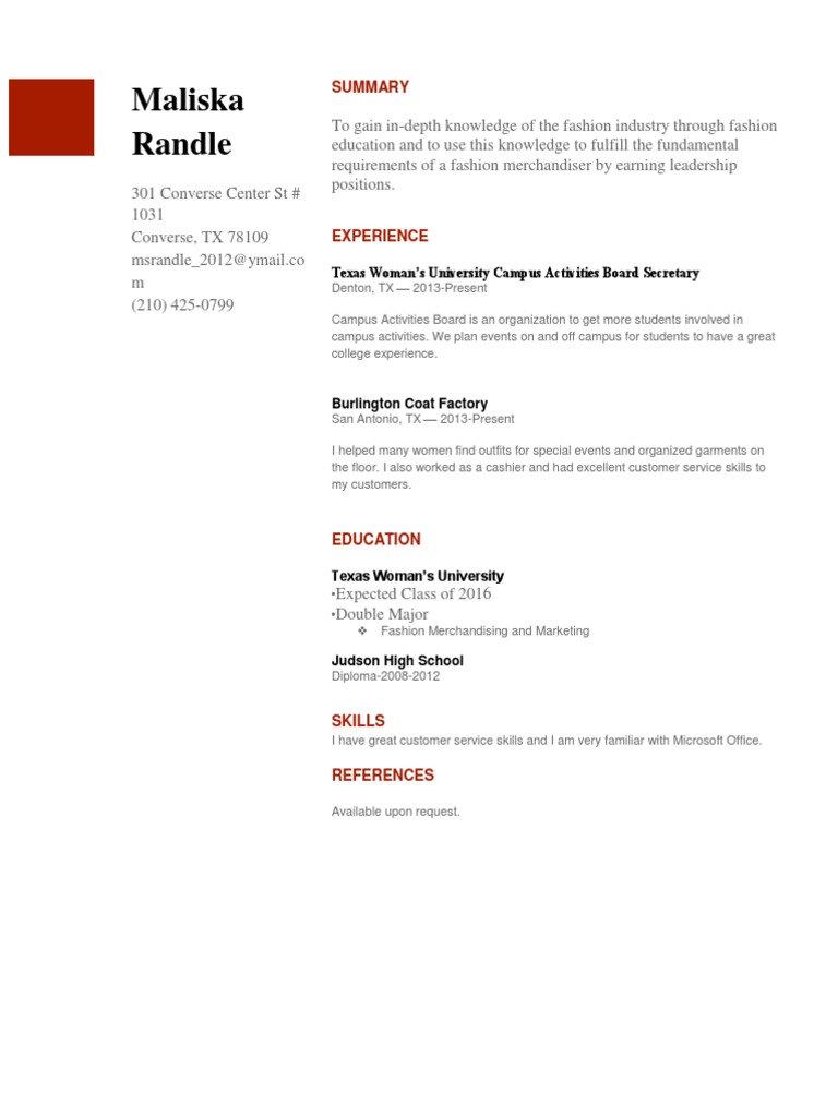 Resume Standard | PDF | Career & Growth