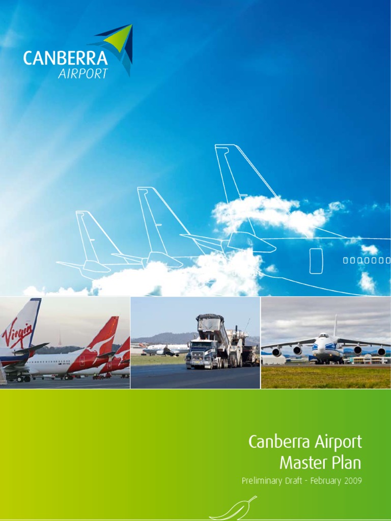 Canberra Airport Draft Master Plan 2009 | PDF | Airport | Aviation