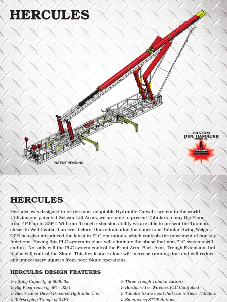 Custom Pipe Handlers Overview | PDF | Crane (Machine) | Manufactured Goods