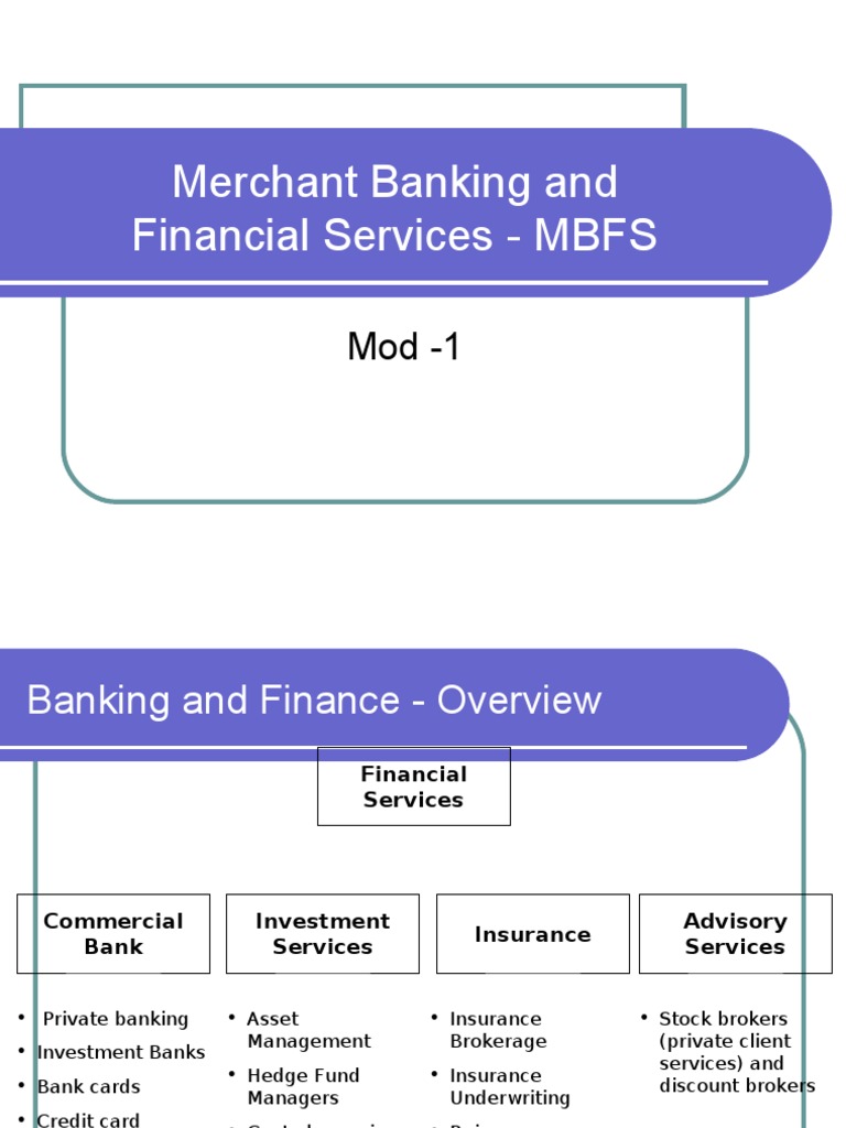 MBFS Mod 1 | Download Free PDF | Reserve Bank Of India | Banks