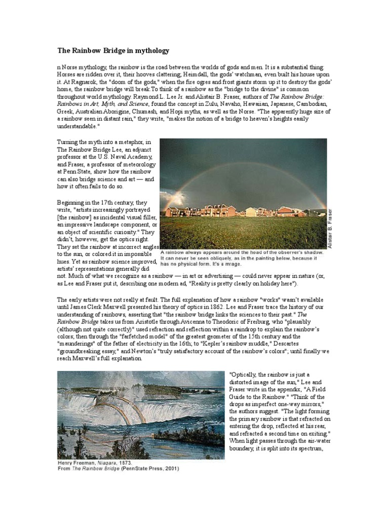 The Rainbow Bridge in Mythology | PDF | Rainbow | Optics