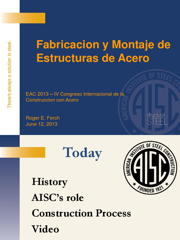 AISC Code Presentation Colombia | PDF | Structural Steel | Marketing