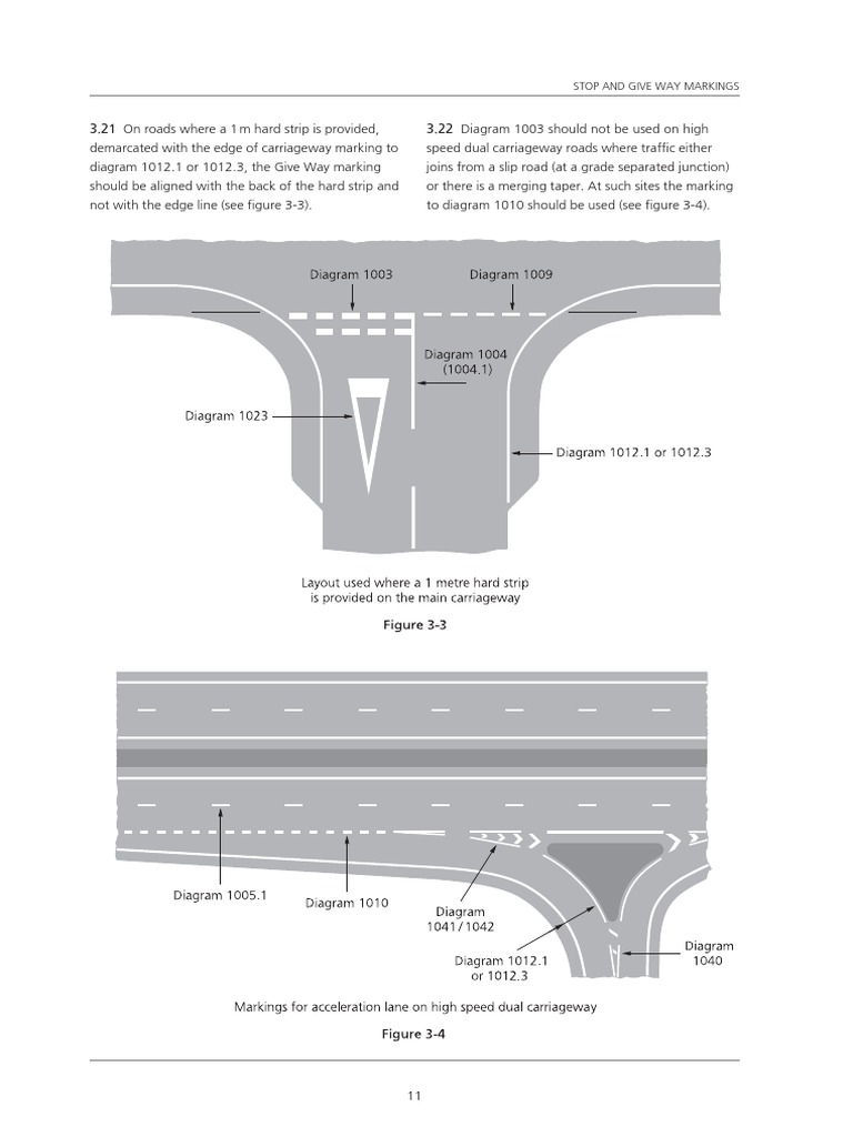 Road Markings: Stop and Give Way | PDF