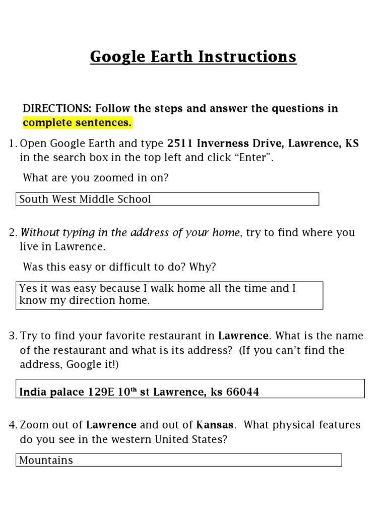 Google Earth Exploration Guide | PDF | Google | Nature