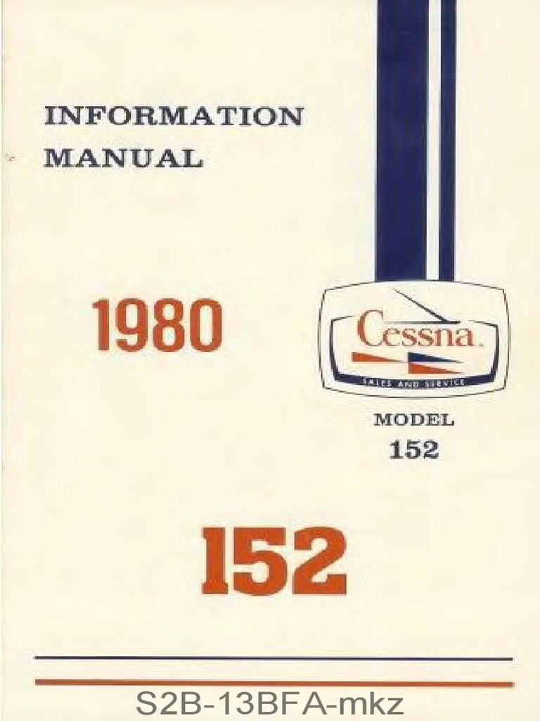 Cessna 152 Manual | PDF