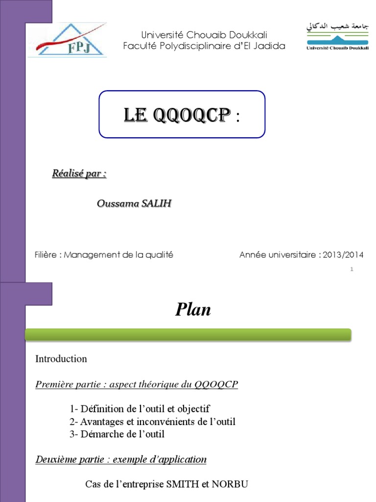 Introduction au modèle QQOQCP | PDF | Application | Psychologie