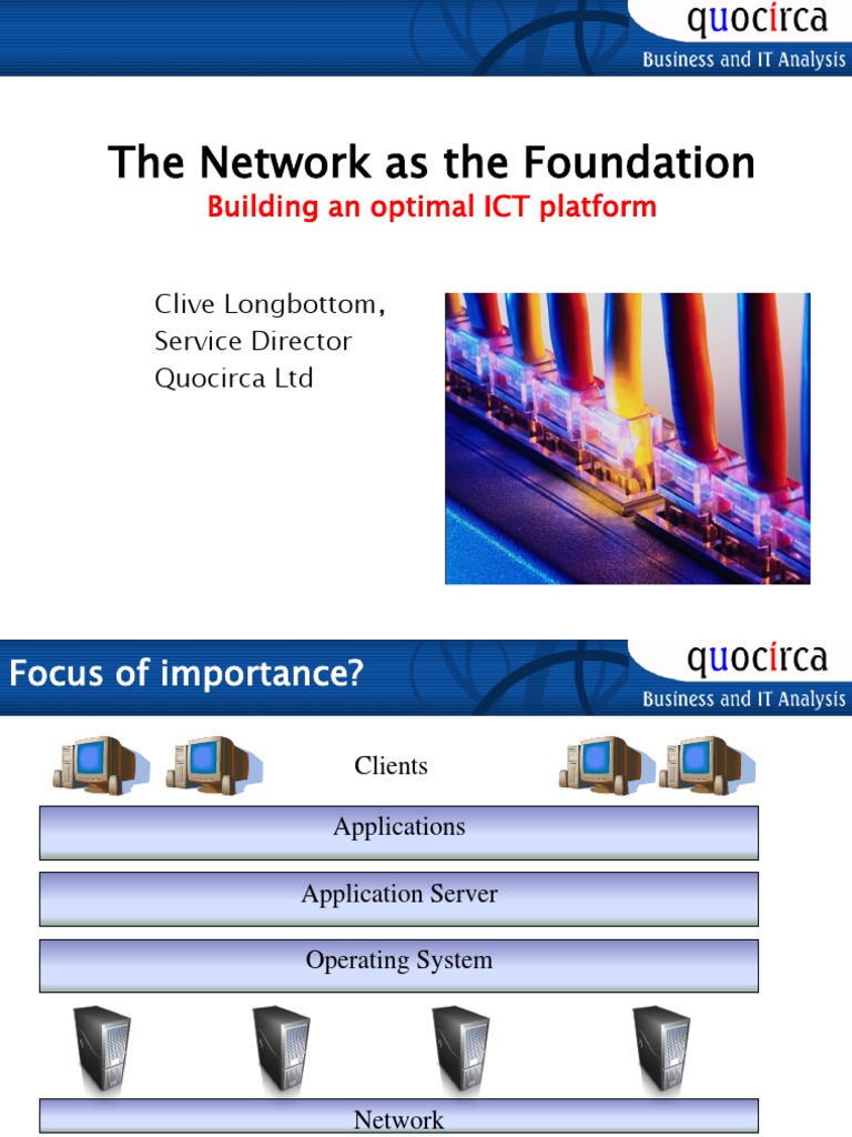 The Network As The Foundation | PDF | Quality Of Service | Computer Network